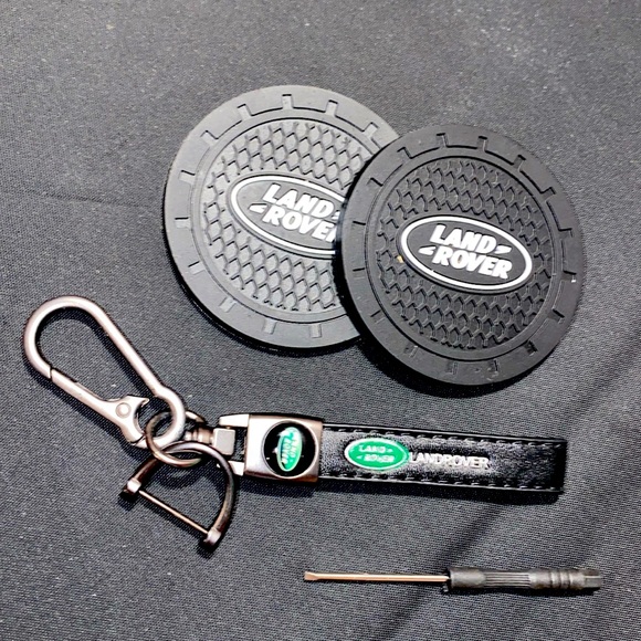 Accessories | Land Rover Black Genuine Leather Keychain With ...